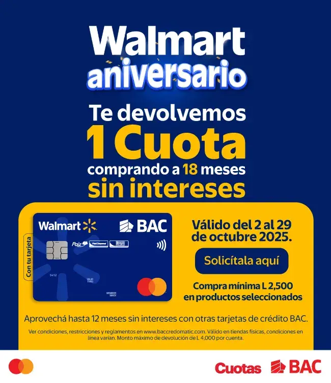 Promociones Walmart | BAC